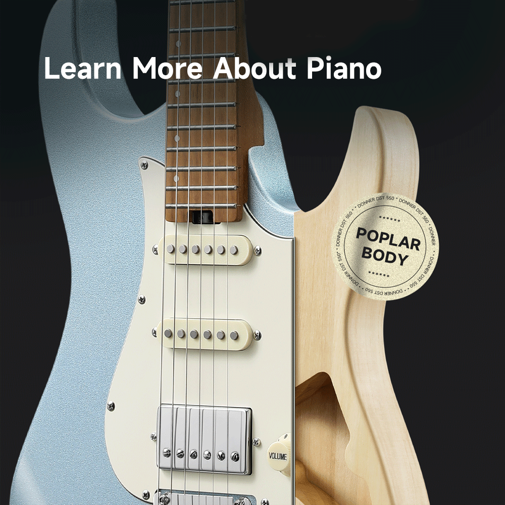 Donner DST-550Super Strat: Affordable High-Performance Guitar for Seri