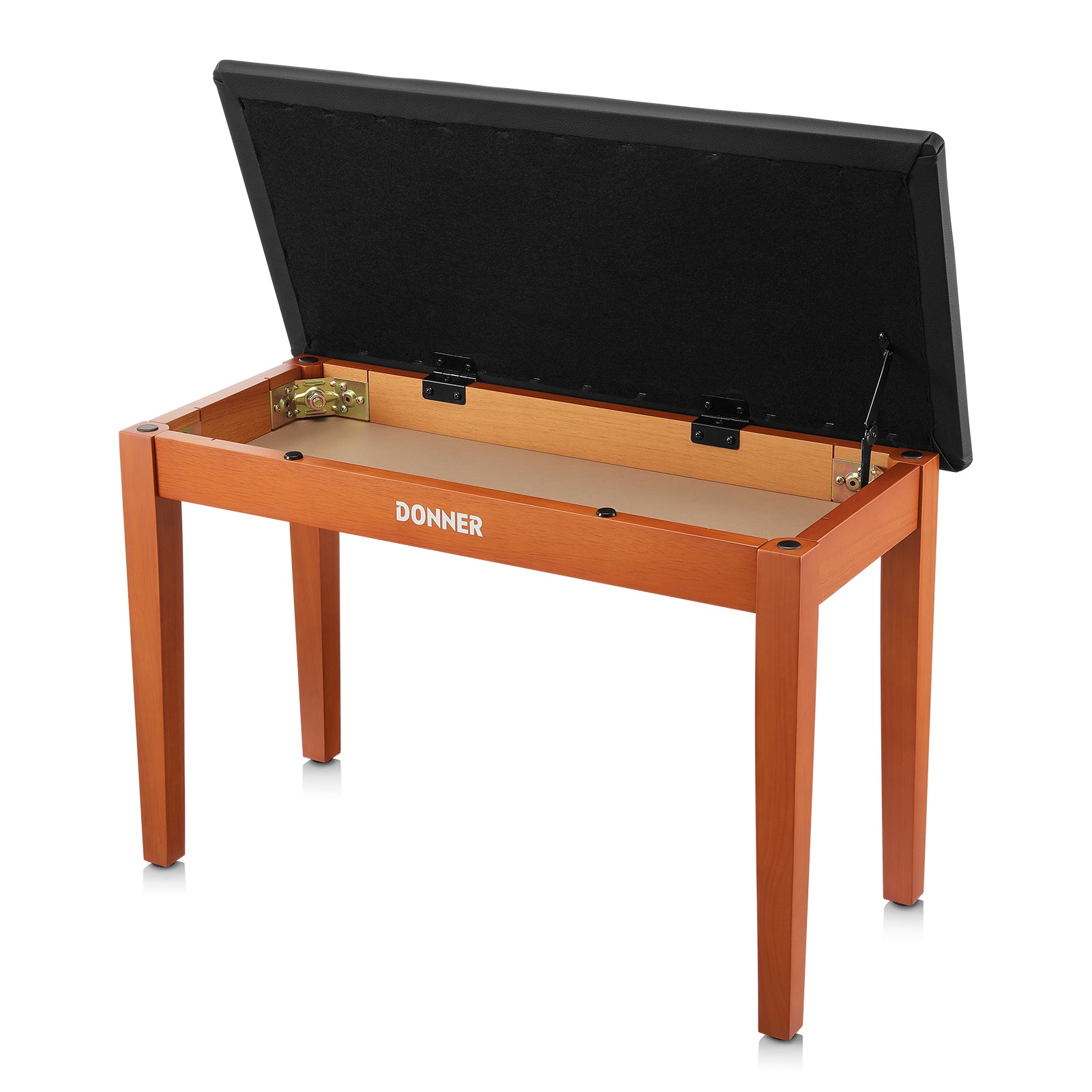 Donner Duet Piano Bench Stool with Storage Wooden