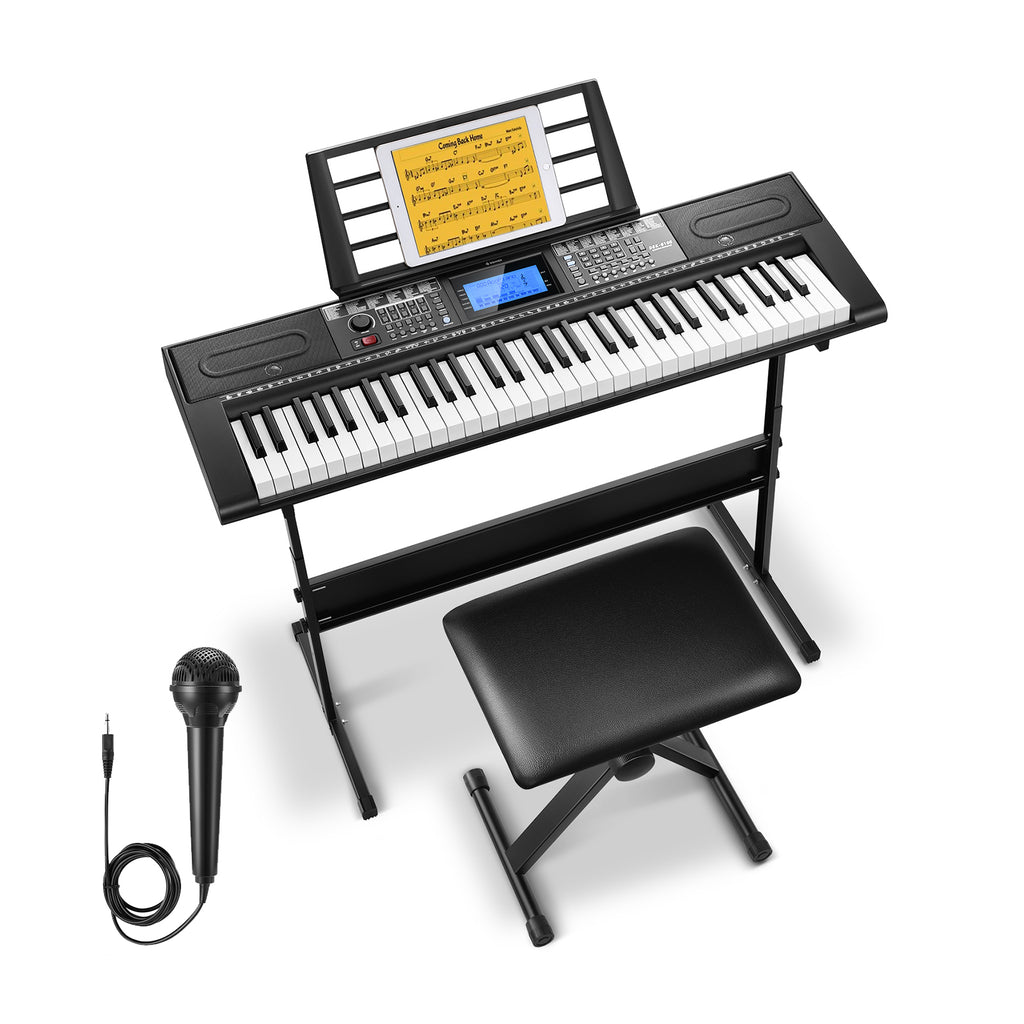Donner DEK-610s Portable Piano Keyboard 61 Keys for Beginner with keyb ...