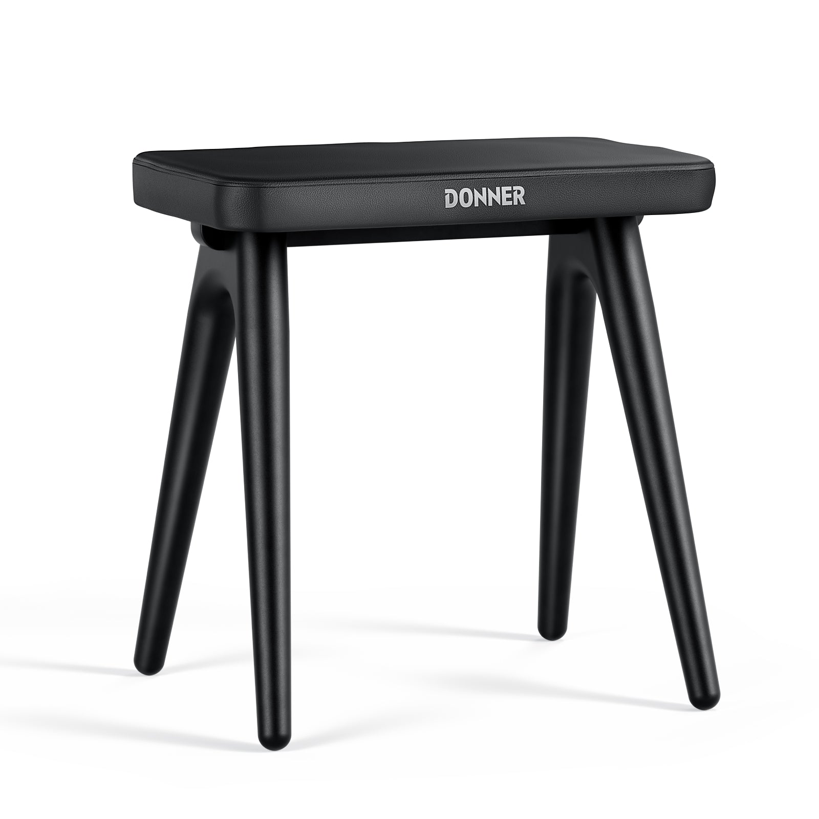DKB-100 Black Modern Piano Bench for Home Use - Donner