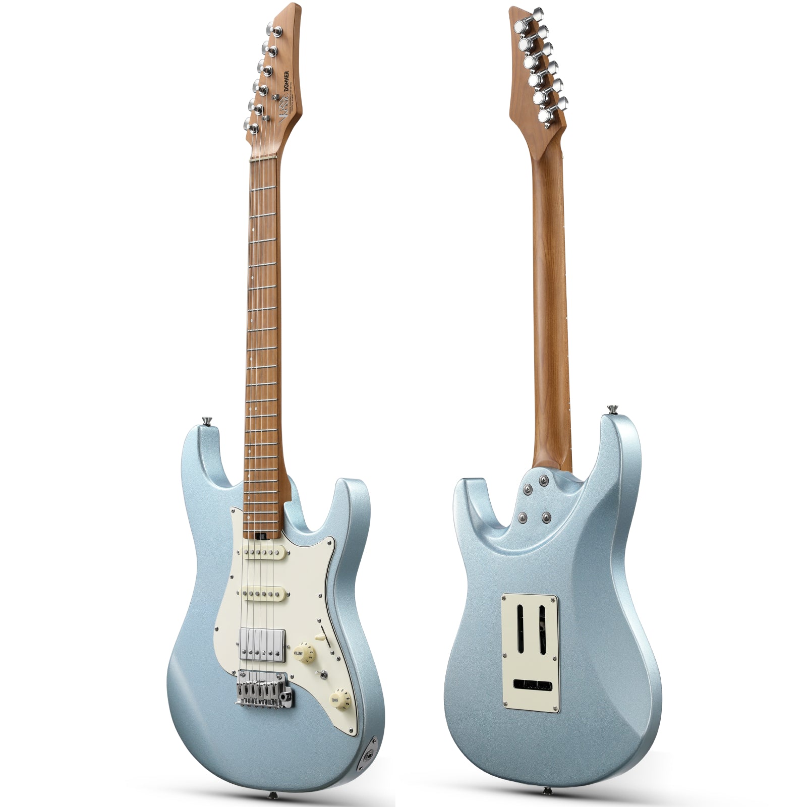 DST-550 Electric Guitar / S-Style Metallic Blue for Rock & Practice ...