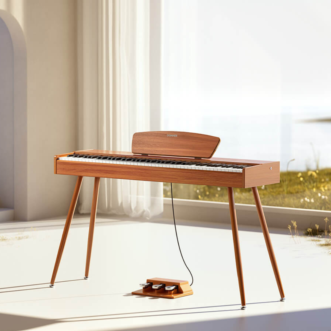 Donner DDP-80 Home Digital Piano Wooden Stlye 88-Key Weighted – Donner ...