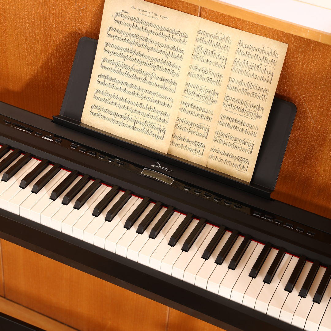 Donner DEP-20 Portable Keyboard Piano for Beginners 88-Key Weighted ...