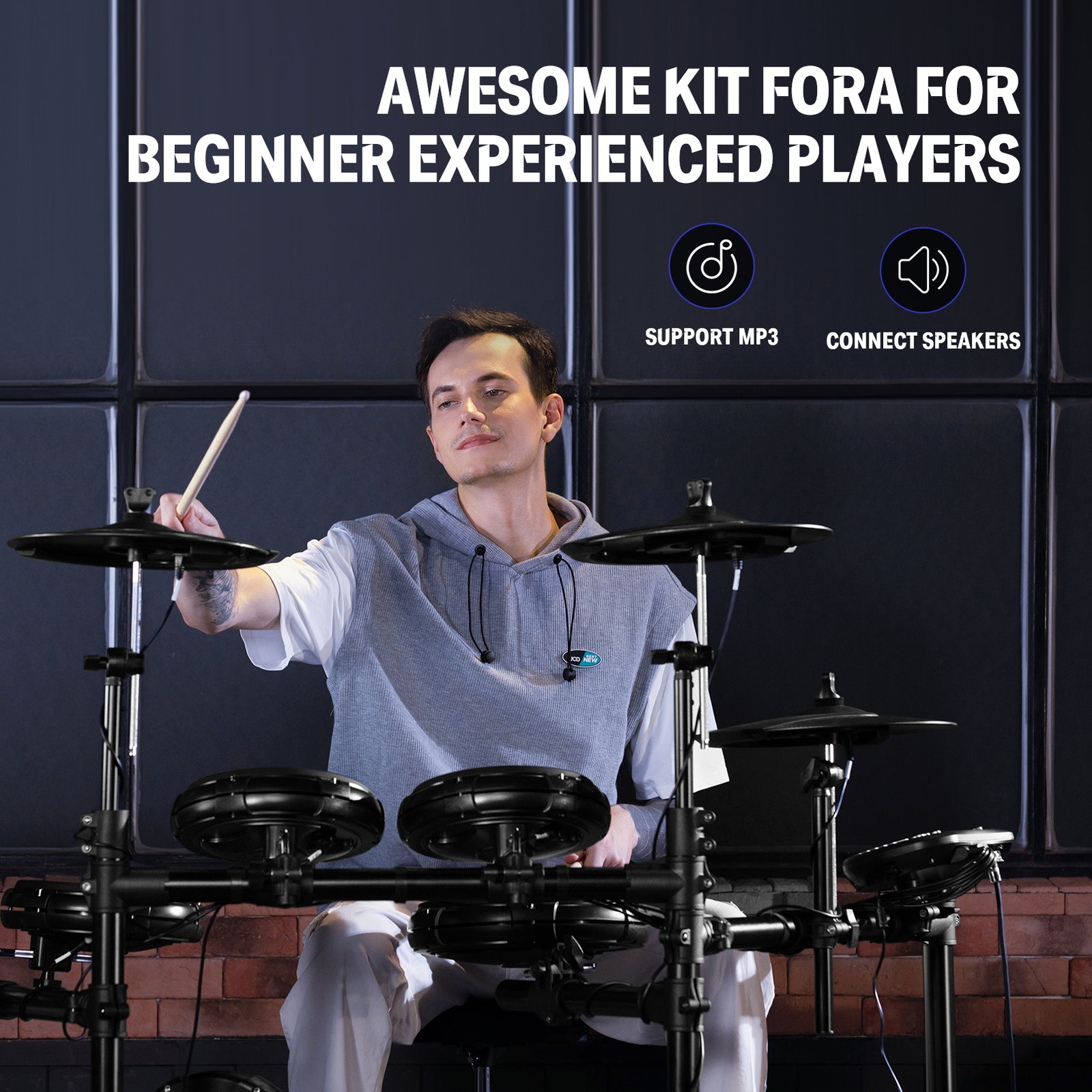 Donner DED-400 Professional Electronic Drum Set Kit – Donner Music - AU